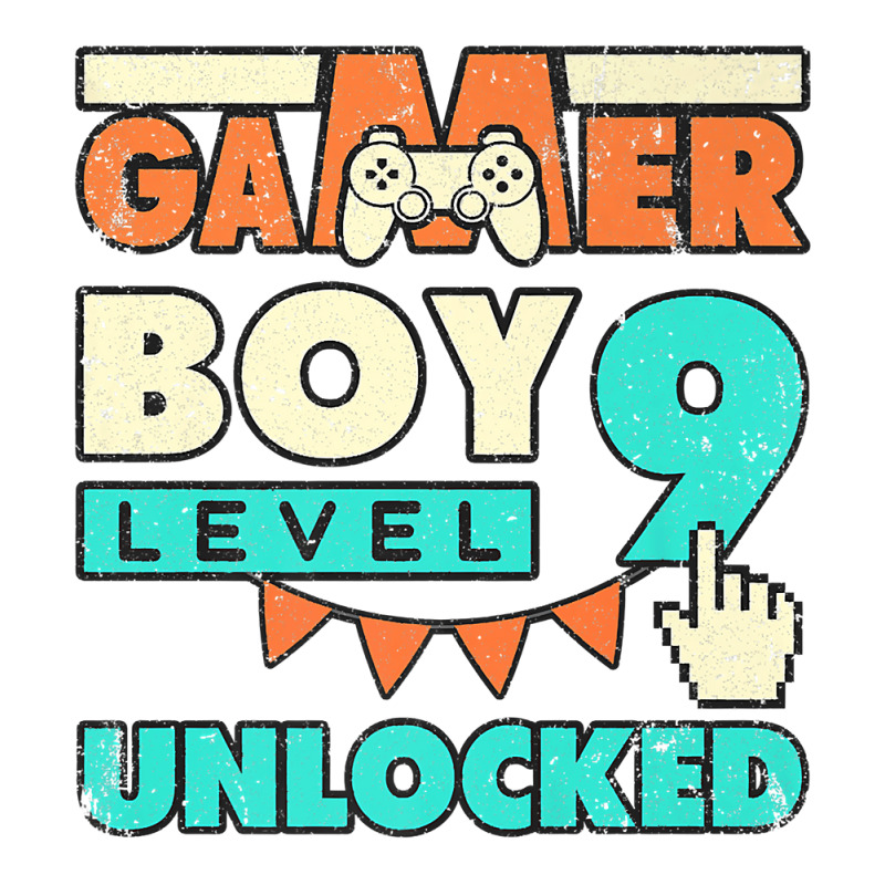 Birthday Boy Level 9 Unlocked Boy 9 Year Old Birthday Premium Traveler ...