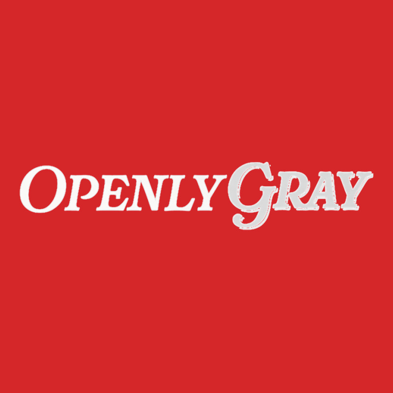 Openly Gray Hair Silver Grey Hairs Funny Aging Go Natural Premium T Sh ...