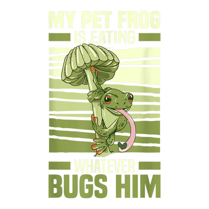 My Pet Frog Is Eating Whatever Bugs Him Funny Frog Cub Paper Bag - 8 X ...