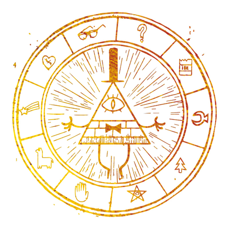 Custom The Bill Cipher Wheel, The Bill Cipher Wheel Art, The Bill ...