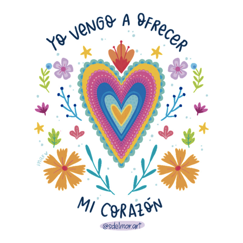 Fito Paez Spanish Quote Yo Vengo A Ofrecer Mi Corazón .png Mart Paper Bag -13 X 7 X 17 By ...