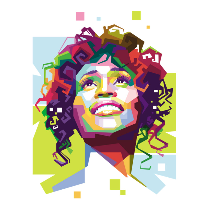 Whitney Elizabeth Houston In Pop Art Portrait Style For Friend Cub ...