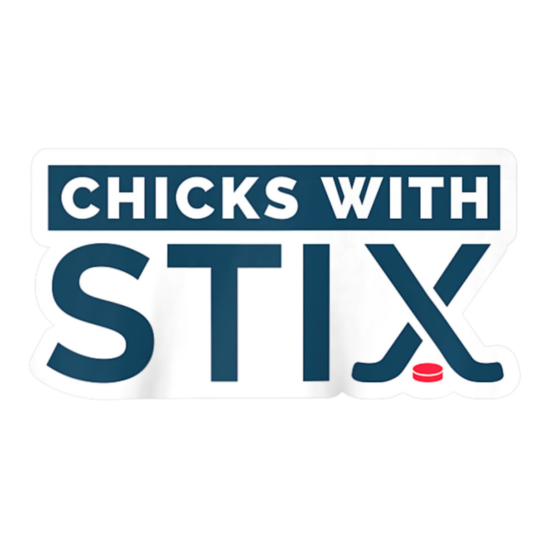 Chicks With Stix Hockey Sticks Lady Players Athlete Cub Paper Bag - 8 X ...