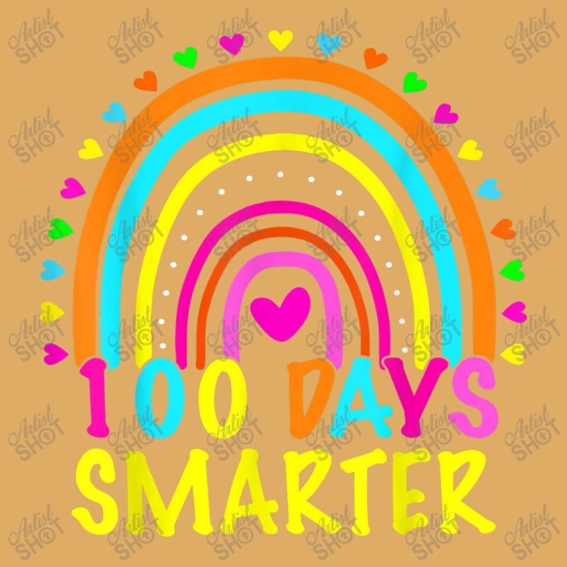 100 Days Smarter Rainbow 100th Day Of School Teacher Urban Pullover