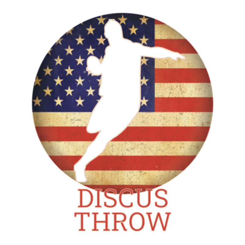 Track And Field Usa Team Thrower Proud American Discus Throw Design ...
