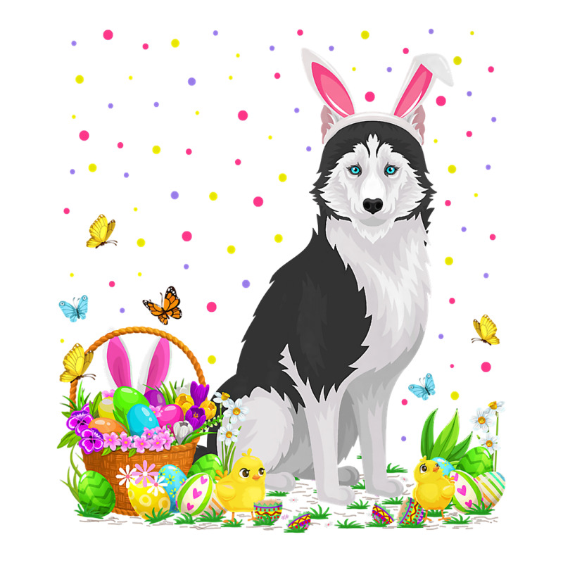 Funny Easter Egg Hunting Siberian Husky Dog Easter Sunday Premium Cub ...