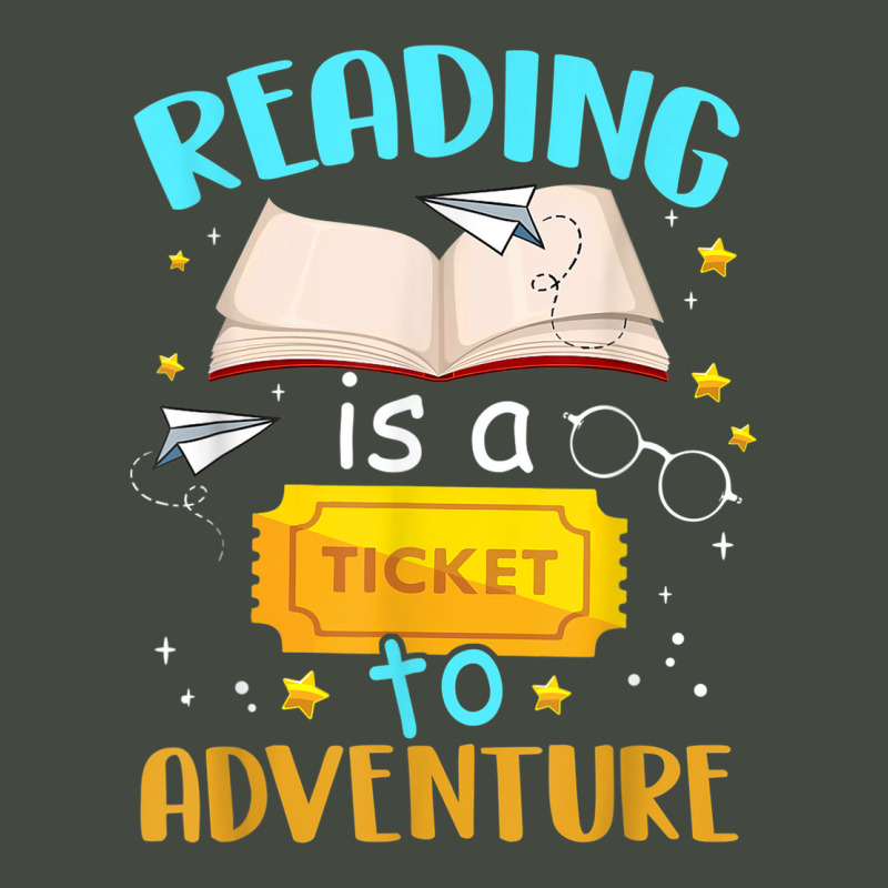 Reading Is A Ticket To Adventure Fun Book School Trucker Cap By ...