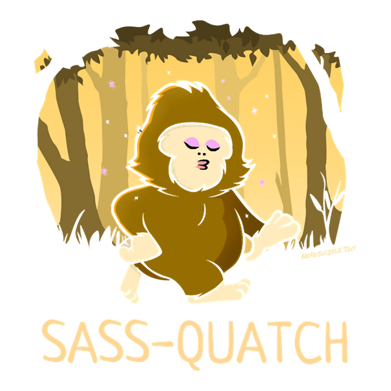 Sass-quatch, The Sassiest Bigfoot Of Them All Star Paper Bag - 13 X 7 X ...
