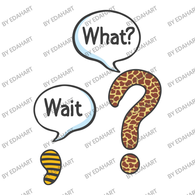 Wait What Funny Punctuation Question Mark And Comma Leopard Grammar Lo ...