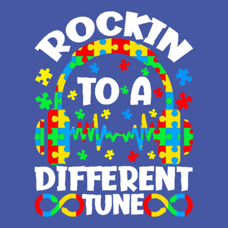 Autism Awareness Day T Shirt Rockin To A Different Tune Autistic Auti ...