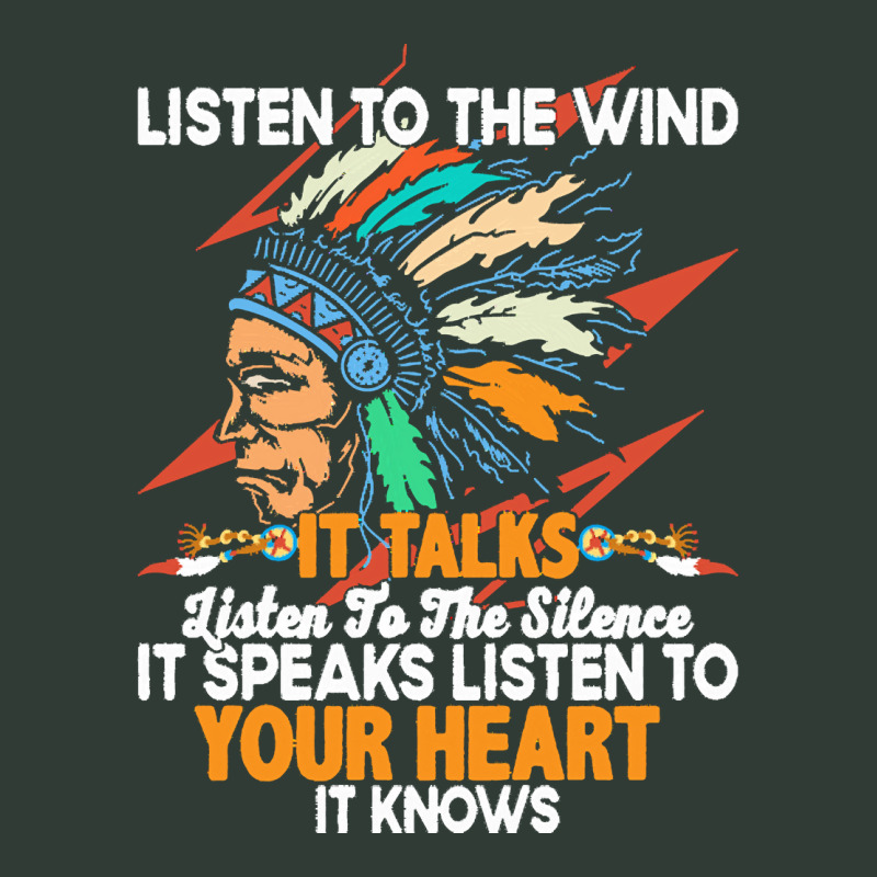 Native American Pride T Shirt Listen To The Wind It Talks Listen To T ...