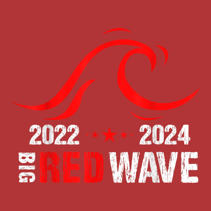 Big Red Wave 2022 2024 Republican Gop Election T Shirt Leatherette ...