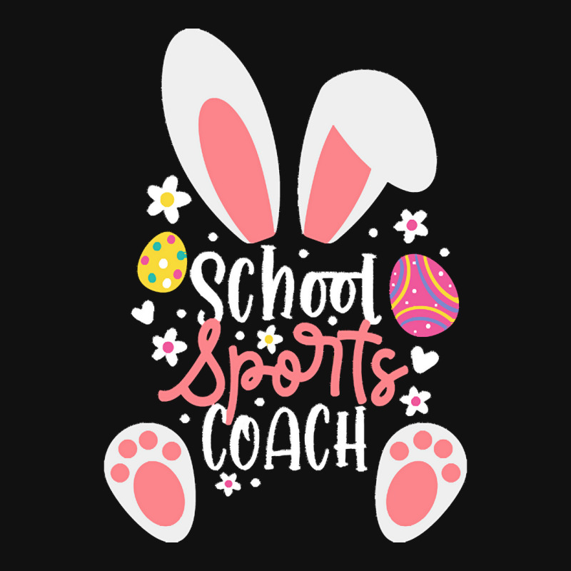 School Sports Coach T Shirt Bunny School Sports Coach Easter Day Outf ...