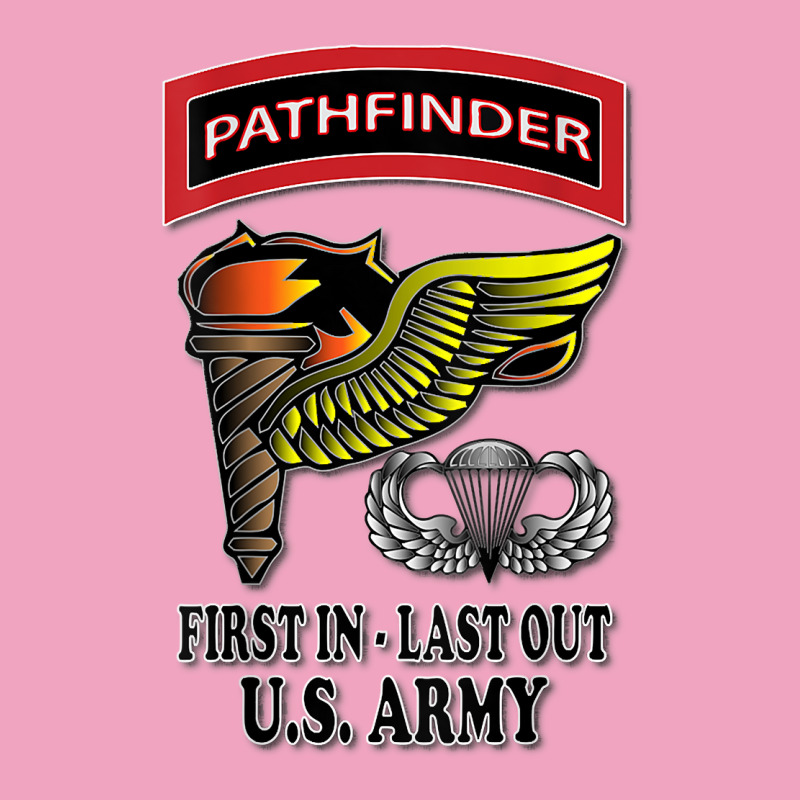 U.s. Army Pathfinder (back Design) T Shirt Dyed Flex Trucker Hat By ...