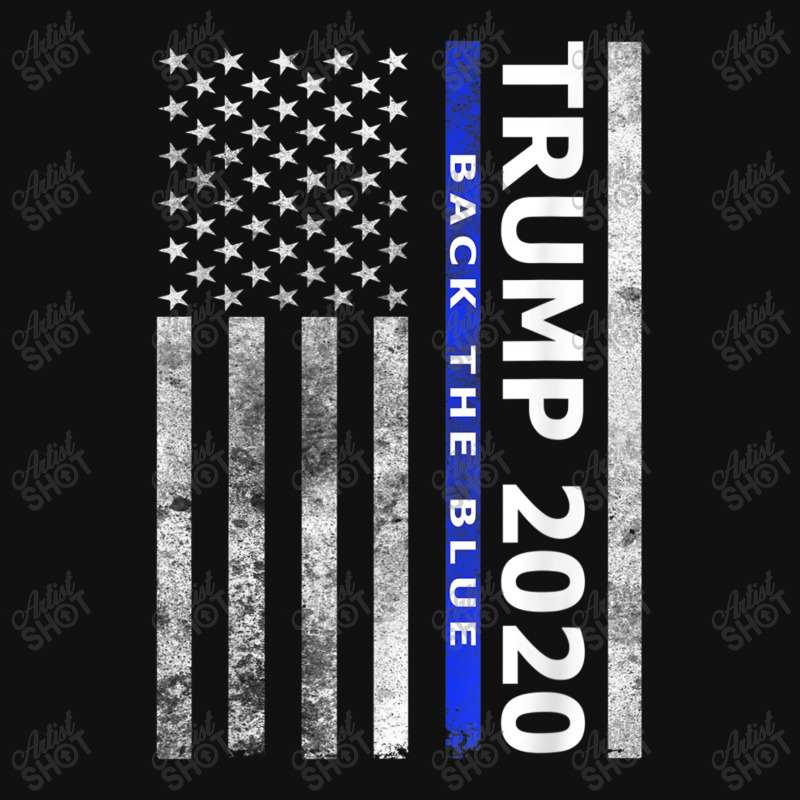 Trump 2020 Back The Blue License Plate Frame By Kakashop - Artistshot