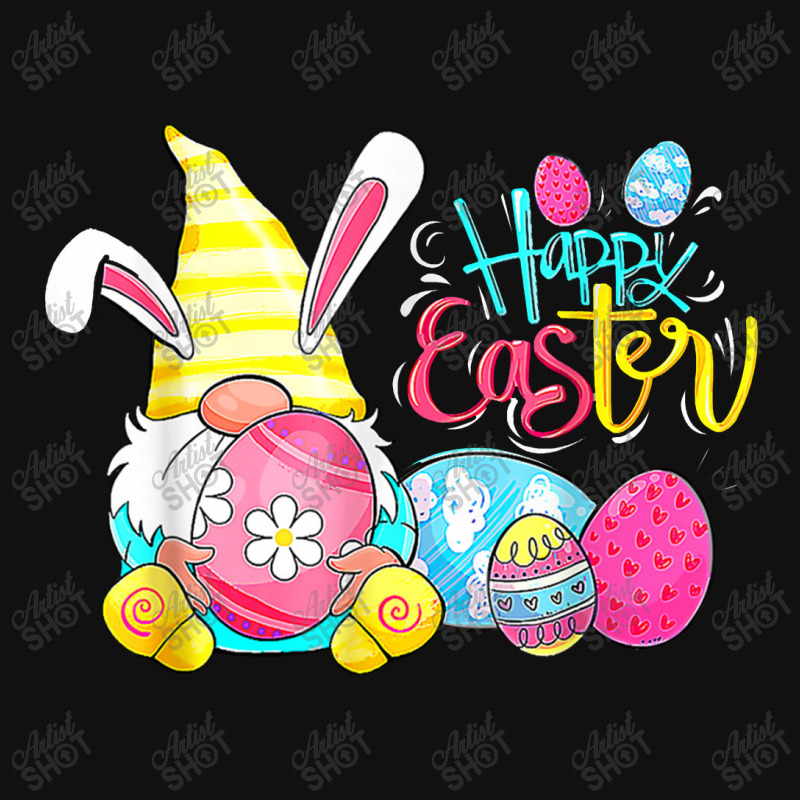 Easter Bunny Spring Gnome Easter Egg Hunting And Basket Bicycle License ...