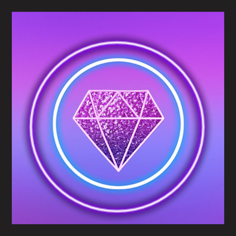 Custom Neon Gem T-shirt By Ruwi19 - Artistshot