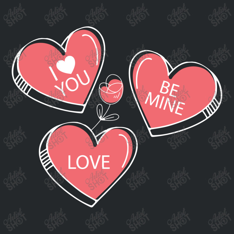 Custom I Love You, Be Mine, Love Heart | Happy Valentine's Day Crewneck ...