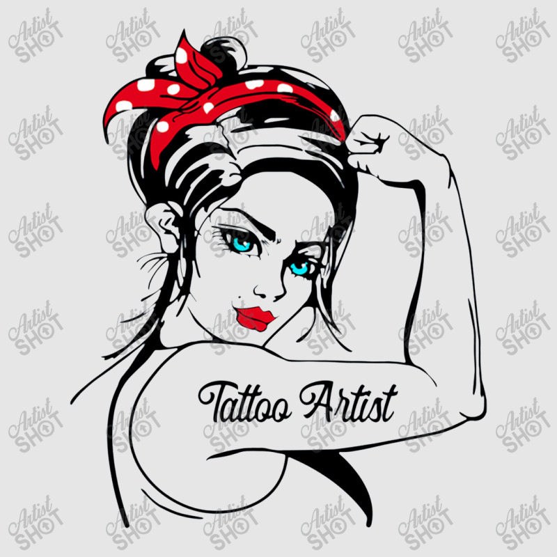Female Tattoo Artist Rosie The Riveter Pin Up Girl Full-length Apron By ...