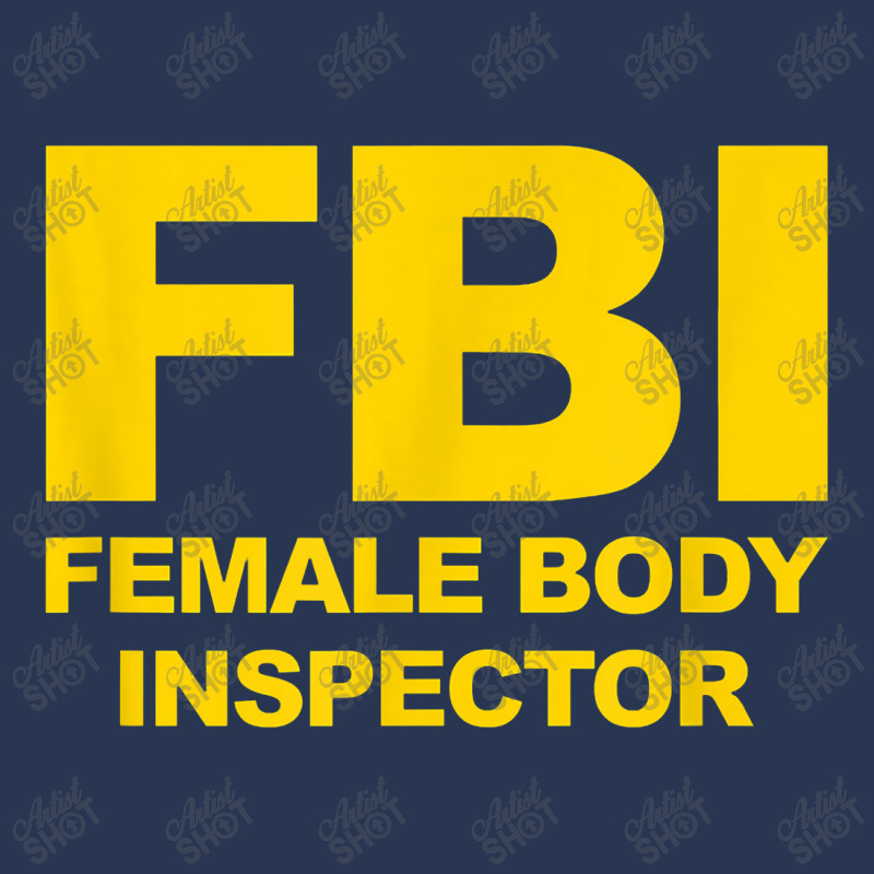 Funny Official Fbi Female Body Inspector Ladies Denim Jacket By ...