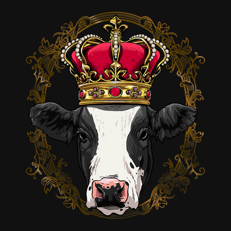 Cow Mooey King Cow Wearing Crown Queen Cow Animal 194 Cows Heifer Dais ...
