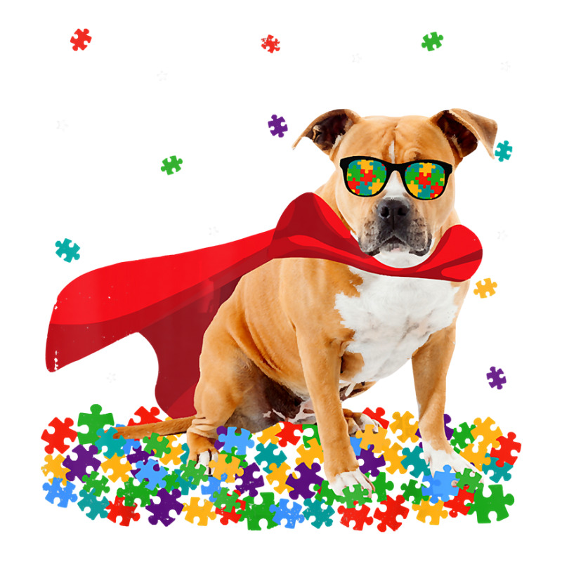 Autism Autistic Cool Pitbull Awareness Graphic Dog Lover Autism Awaren ...