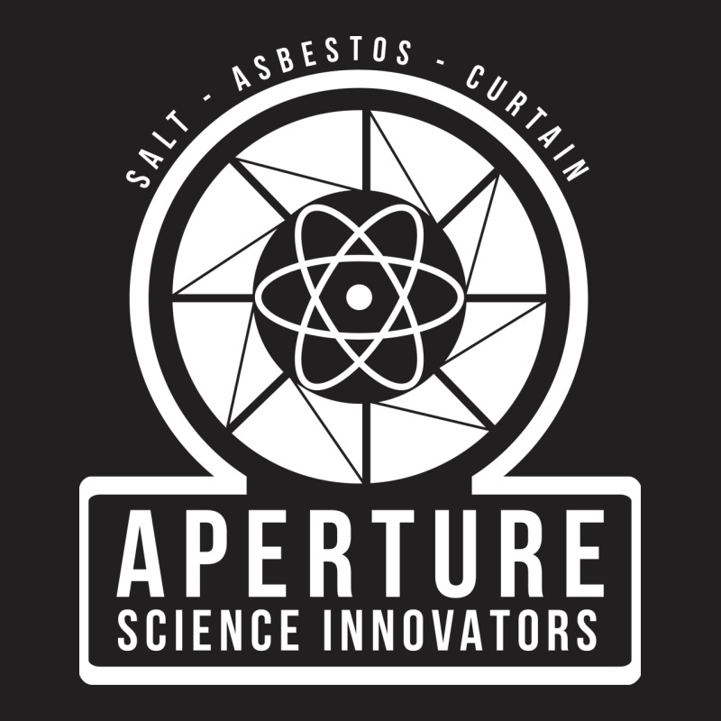 Custom Aperture Science T-shirt By Mdk Art - Artistshot