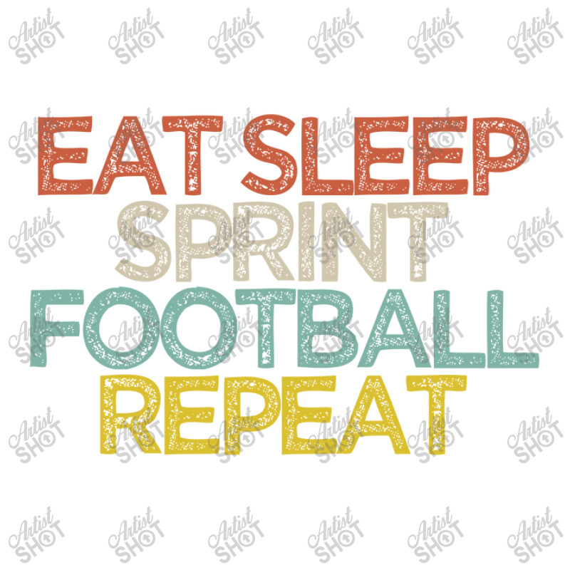 Funny Eat Sleep Sprint Football Repeat Stainless Steel Water Bottle By ...