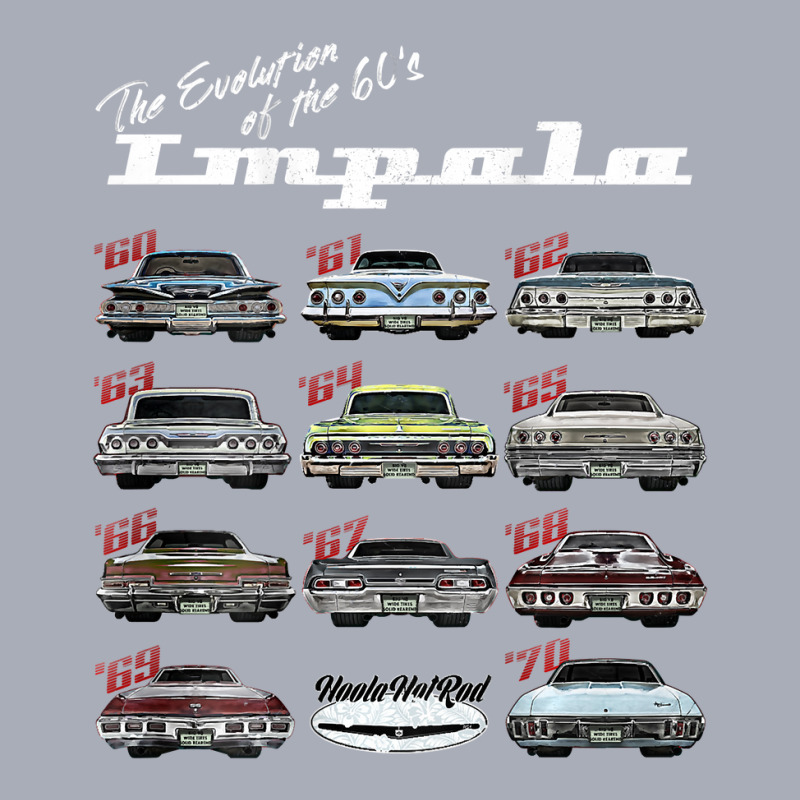 Custom Evolution Of The 60s Impala,1960,hot Rod,muscle Car,mashup T Shirt Tank Dress By Huuy ...