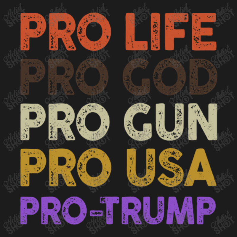 Pro Life Pro God Pro Gun Pro Usa Pro Trump Hoodie & Jogger Set By ...