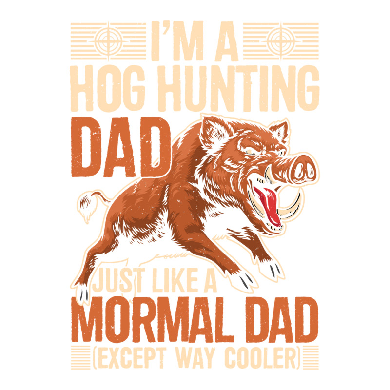 Hog Hunting Funny Dad Boar Hunter Pig Gift Stainless Steel Water Bottle ...