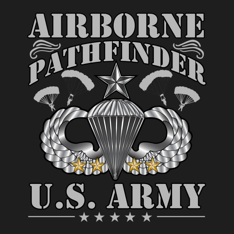 Airborne Pathfinder U.s. Army Classic T-shirt By Kwadjelynsims - Artistshot