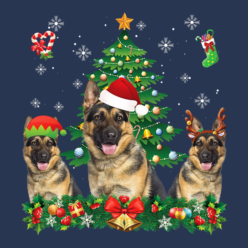 German Shepherd Gsd Merry Dogmas German Shepherd Santa Elf Reindeer Do ...
