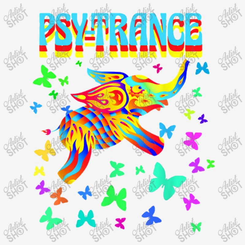 Trippy Psy Trance Elephant Dj Raver Rave Party Edm Festival Travel Mug By Michaelnaher - Artistshot