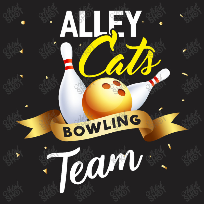 Alley Cats Bowling Team T-shirt By Dragonstore - Artistshot