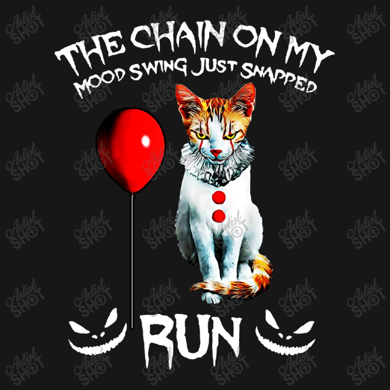 Funny Cat Chain On My Mood Swing Just Snapped Run Medium-length Apron ...