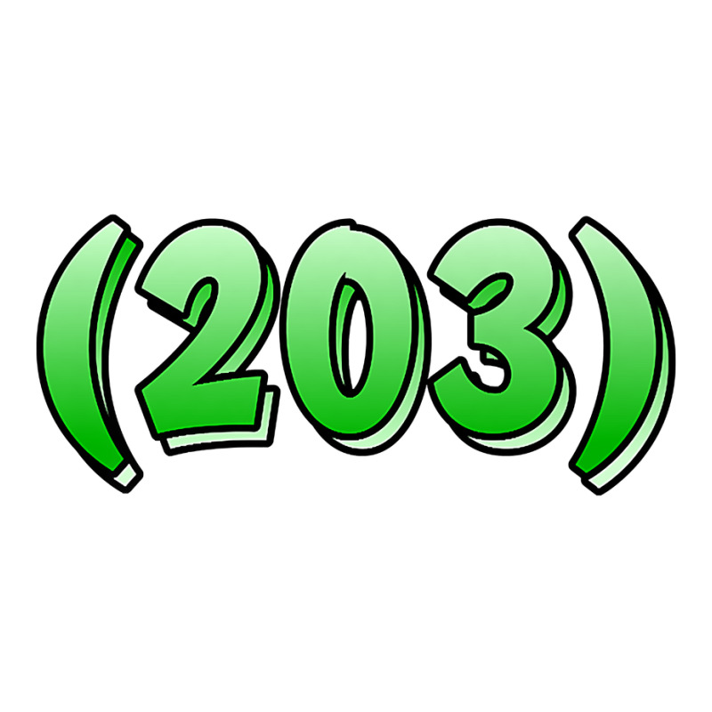 Connecticut 203 Area Code Bridgeport New Haven Stamford Ct Premium T S ...