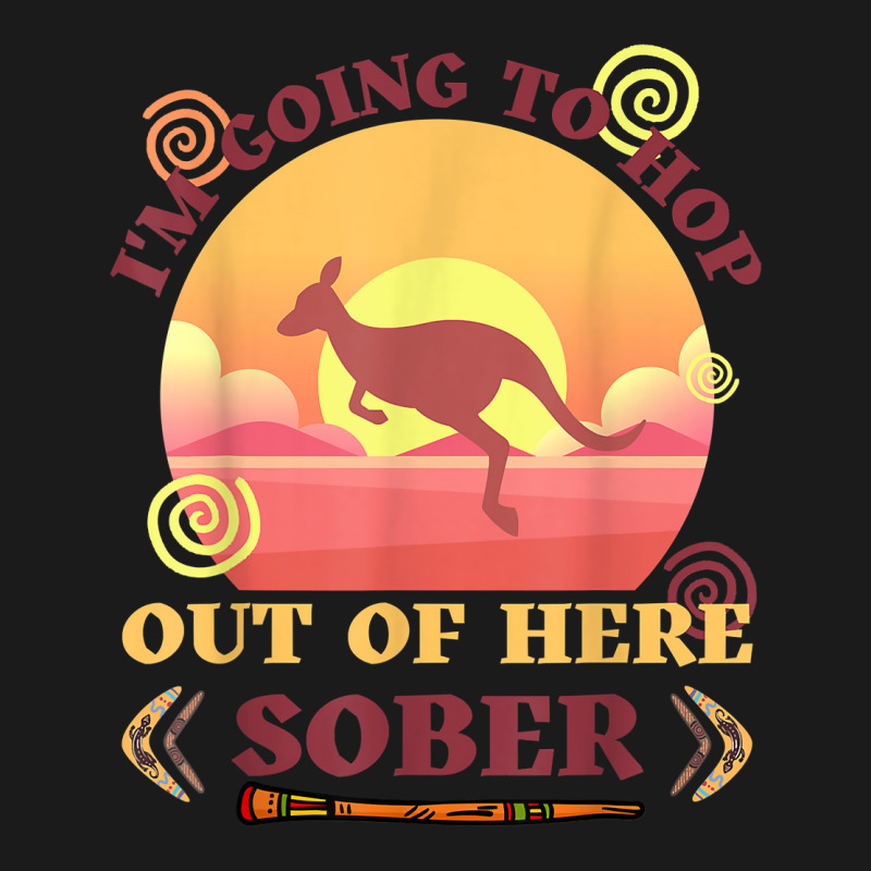 Custom Kangaroo Going To Hop Out Sober Recovery Anniversary Aa Na T ...