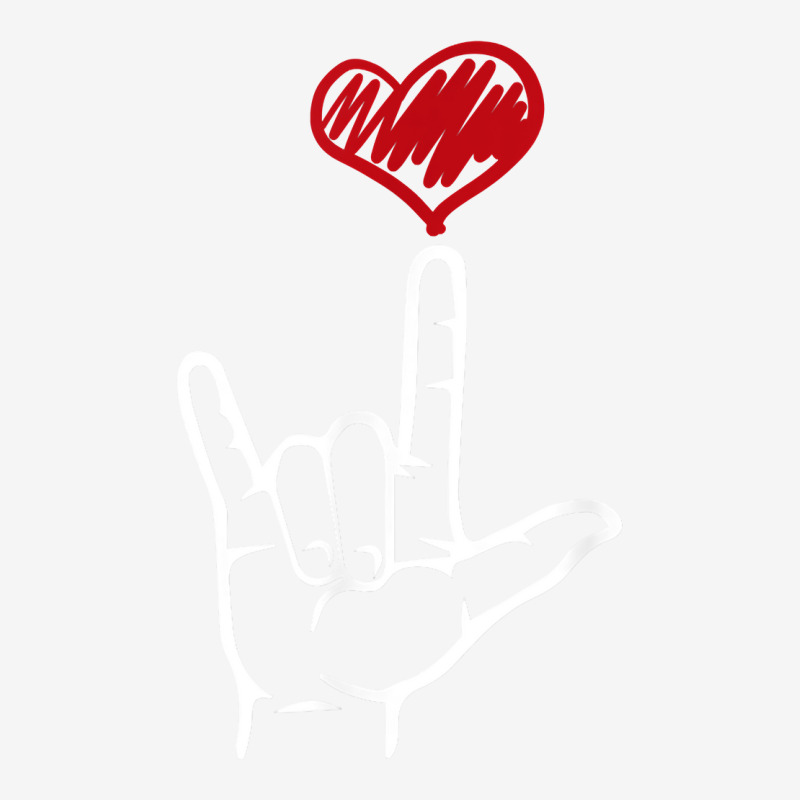 Asl I Love You Hand Heart American Sign Language Baby Beanies By ...