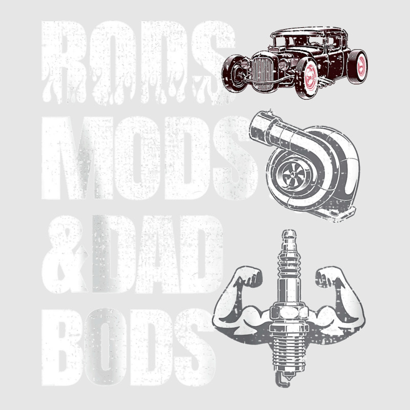 Rods Mods & Dad Bods Funny Hot Rod Mechanic Fabricator Zip Hoodie Full ...