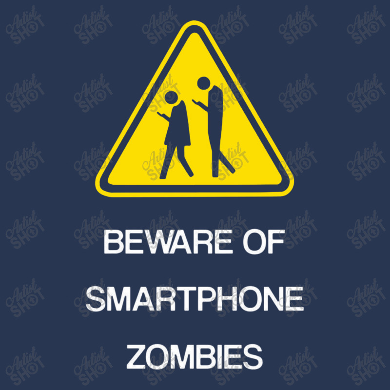 Beware Of Smartphone Zombies Ladies Denim Jacket By Trasheatercomicsart ...