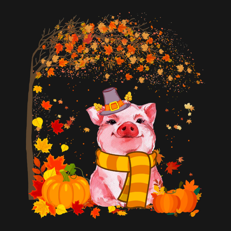 Pig Cute Pig Maple Tree Thanksgiving For Pig Lovers 618 Cattle Medium ...