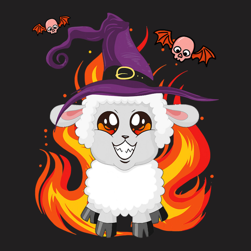Sheep Evil Sheep Witch Scary Sheep Lover Halloween 29 T-shirt By Permad ...