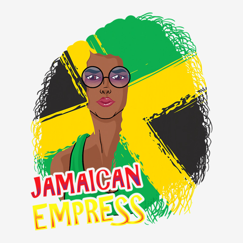 Jamaican Empress Queen Afro Rastafari Reggae Jamaica Flag T Shirt ...