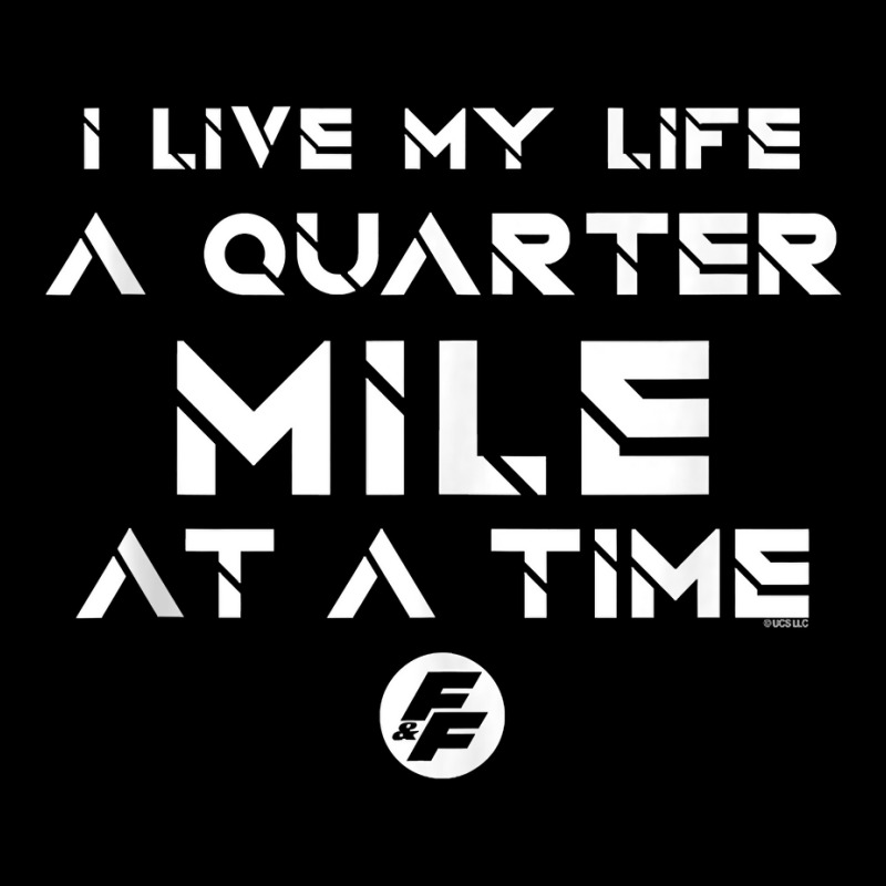 Fast & Furious Life At A Quarter Mile At A Time Word Stack Tank Top ...