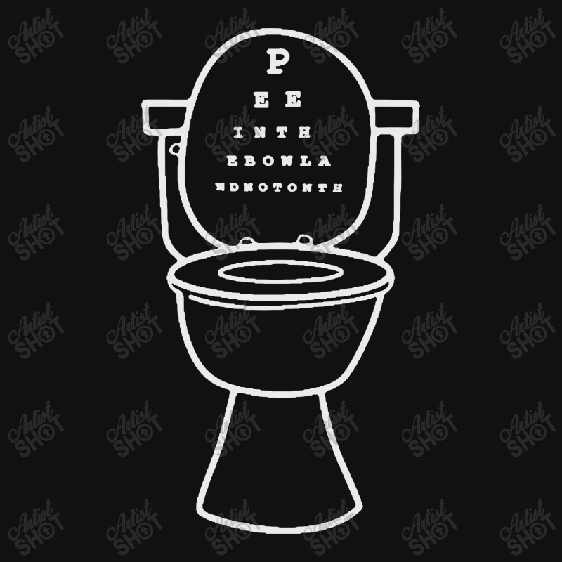 Eye Chart Pee In The Bowl And Not On The Seat Thank You Socks By Vanode ...