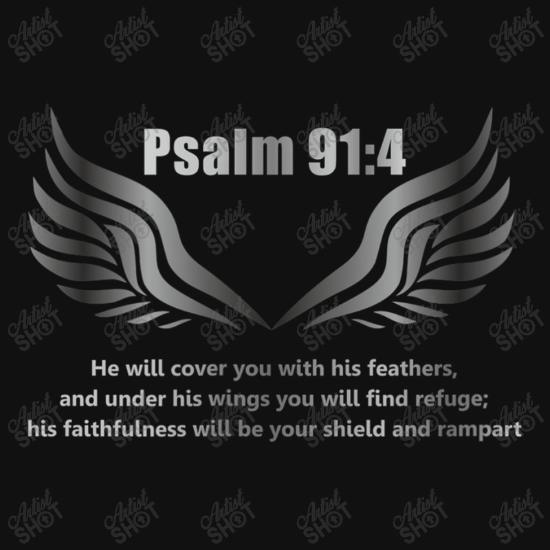 Womens Christian Bible Verse Quote Psalm 914 Design On The Back Funny ...