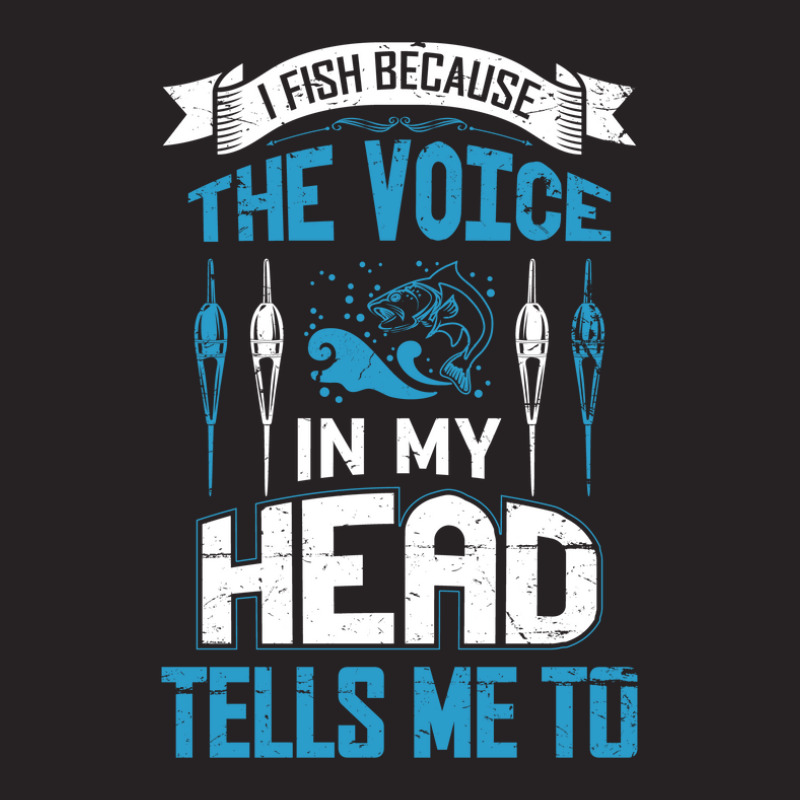 I Fish Because The Voice In My Head Tells Me To Vintage Cap By Pompoyo ...