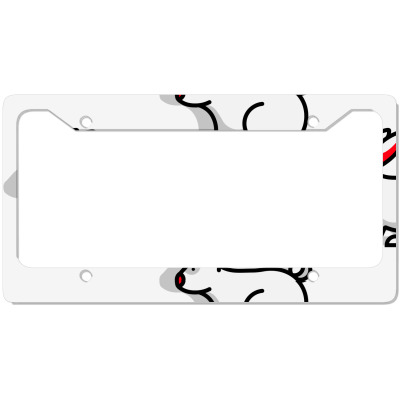 Rabbit License Plate Frame By Alvinanson - Artistshot