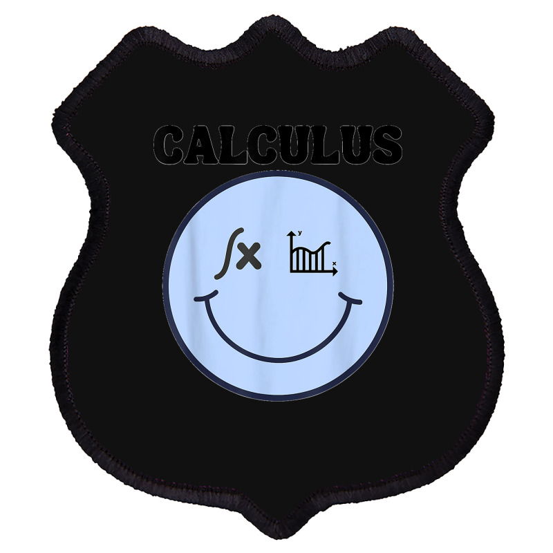 Math Teacher Calculus Smile Face Shield Patch By Pamelajeanbrink ...